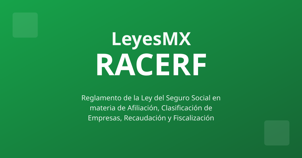 Artículo 28 - RACERF
